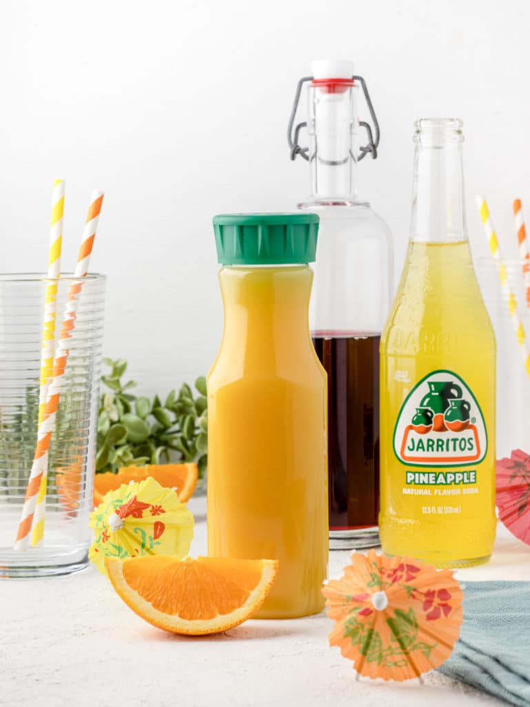The Perfect Sunrise Mocktail Spritzer - Entirely Elizabeth