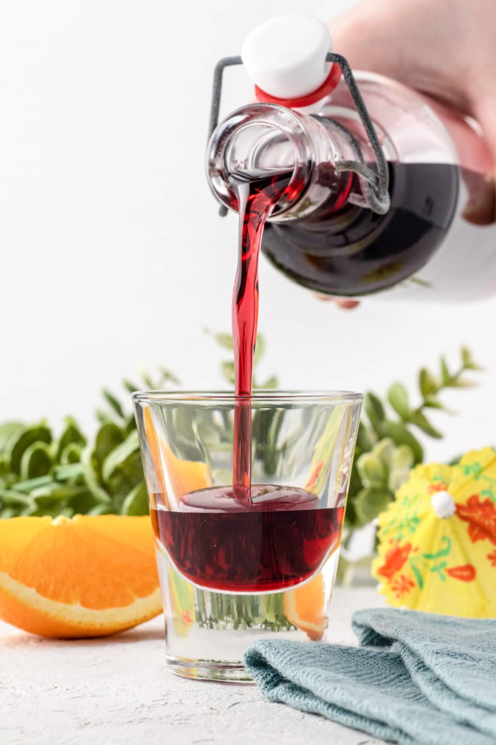 The Perfect Sunrise Mocktail Spritzer - Entirely Elizabeth