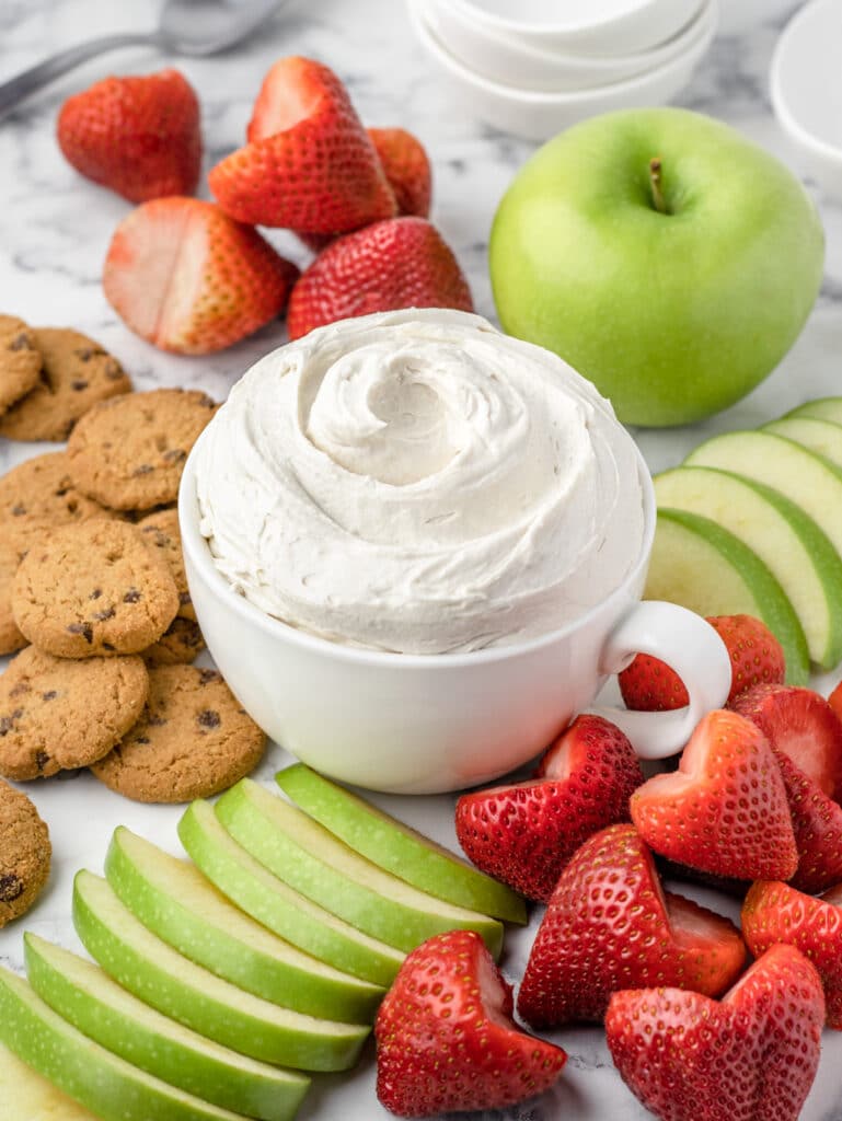 Dunkaroo Dip - Cake Batter Dip - Entirely Elizabeth