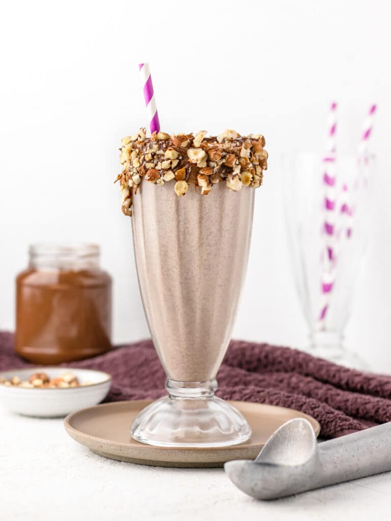Nutella Milkshake - Entirely Elizabeth