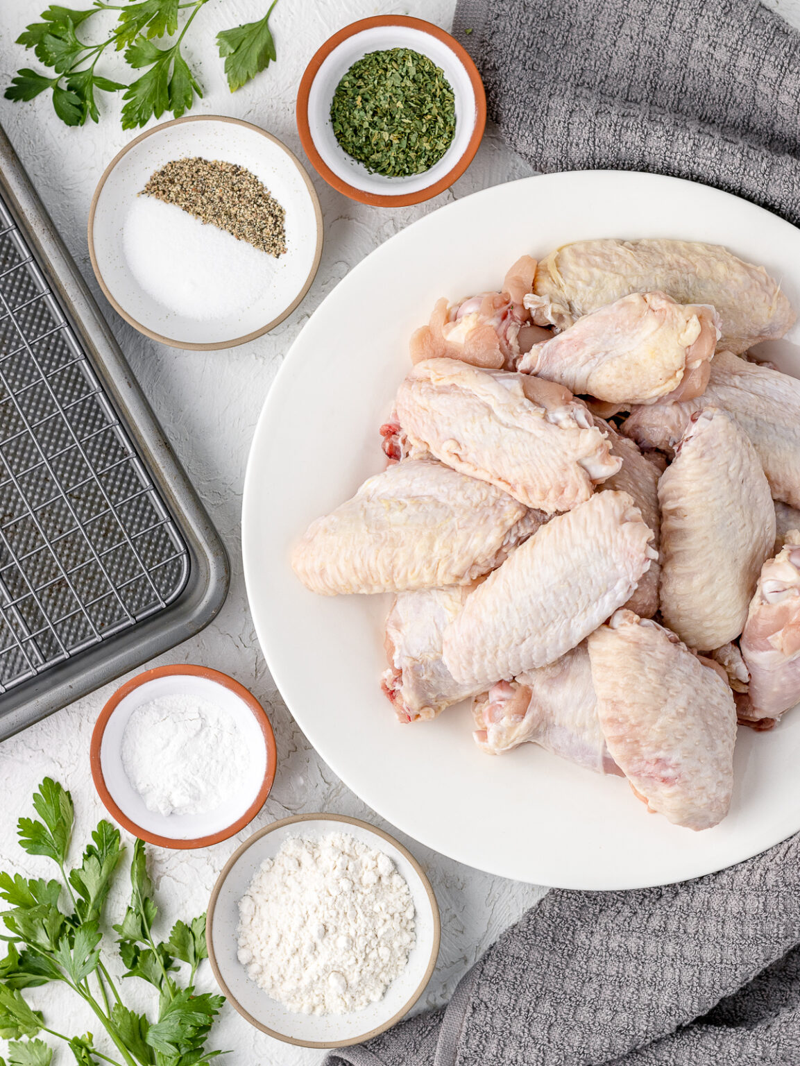Really Crispy Oven Baked Chicken Wings- Entirely Elizabeth