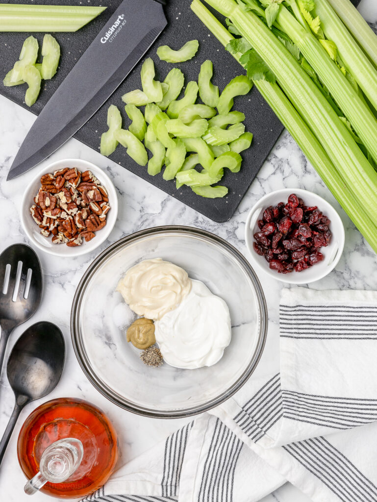 Celery Salad - Even Celery Haters Love It! - Entirely Elizabeth