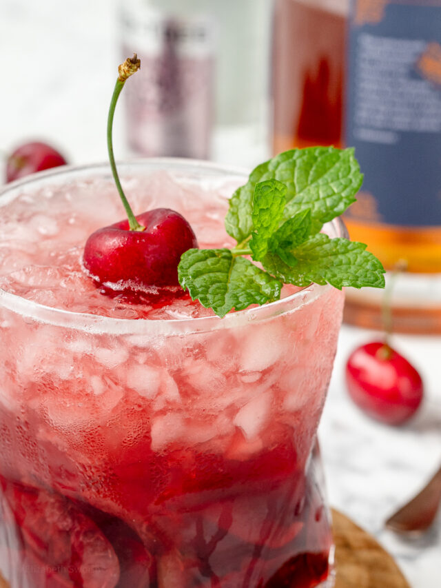 Cherry Bomb Mocktail - Entirely Elizabeth